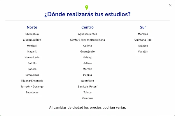 Consulta de Resultados en Laboratorios Chopo